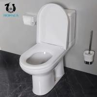 China Two Piece Structure Separate Tank-To-Bowl Toilet With Customization for sale