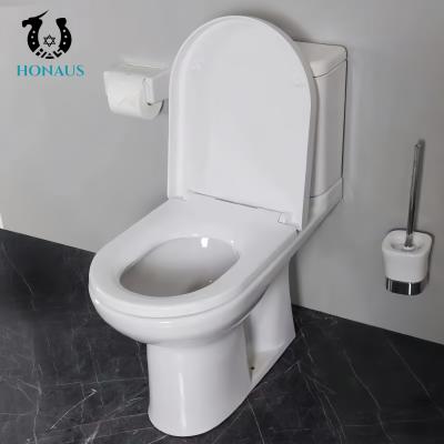 China Two Piece Structure Separate Tank-To-Bowl Toilet With Customization for sale