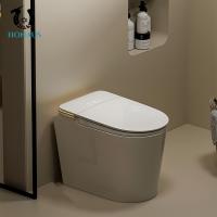 China Hotel Use Smart Intelligent Toilet Small Size Bathroom Digital Display UV Sterilization for sale