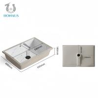China Marble Grain Bathroom Inset Basin High Quality Ceramic White Multi Sizes 40 Liters for sale