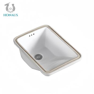 China Practical Ceramic Inset Basin with Washboard 550x465x230mm White for Home Laundry for sale