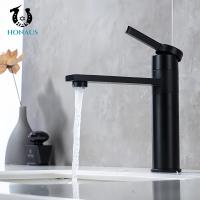 China Classic Full Brass Wash Basin Faucet Hotel Use Chrome Surface Ceramic Valve Hot Cold Mixer for sale
