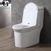 China One Piece Ceramic Toilet Bowl 710x385x780mm Dual Flush 3.5-4L Floor Mounted S Trap for sale