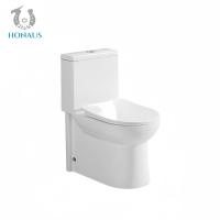 China White Ceramic One Piece Toilet Bowl Vortex Flush 580x360x760mm S Trap Dual Flush for sale