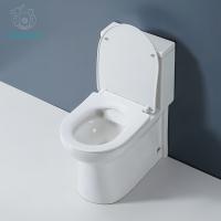 China White Ceramic One Piece Toilet Bowl Vortex Flush 580x360x760mm S Trap Dual Flush for sale