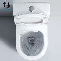 China White Ceramic One Piece Toilet Bowl Vortex Flush 580x360x760mm S Trap Dual Flush for sale