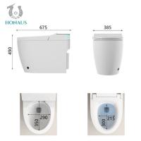 China Luxury Smart Intelligent Toilet Ceramic Body Built - In Tank Multi Functions Available for sale