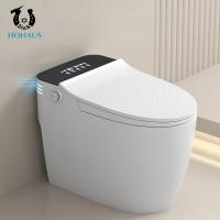 China Luxury Smart Intelligent Toilet Ceramic Body Built - In Tank Multi Functions Available for sale
