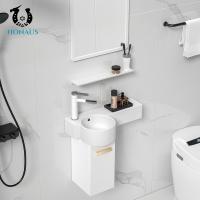 China Practical Small Bathroom Wall Hung Basin Space Saver High Quality Ceramic White for sale