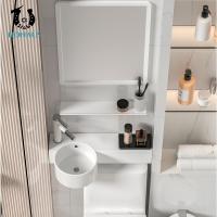 China Practical Small Bathroom Wall Hung Basin Space Saver High Quality Ceramic White for sale