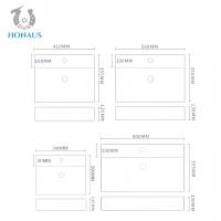 China Modern Bathroom Wall Hung Basin Mosaic Grain High Quality Ceramic ISO Certified for sale