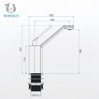 China Luxury Wash Basin Faucet Chrome Electroplated Copper Body Ceramic Valve Hot Cold Water Mixer for sale