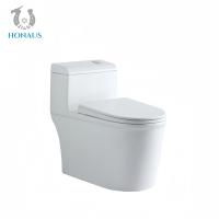 China Modern Ceramic One Piece Toilet Bowl Dual Flush 650x390x720mm Floor Mounted ISO CE for sale