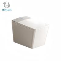 China Rectangular Smart Intelligent Toilet Ceramic Night Light Multi Washes Auto Flush 475x365x535mm for sale