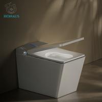 China Rectangular Smart Intelligent Toilet Ceramic Night Light Multi Washes Auto Flush 475x365x535mm for sale