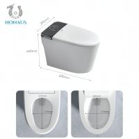 China Luxury Smart Intelligent Toilet Ceramic Digital Screen Auto Lid Foam Shield for sale
