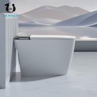China Luxury Smart Intelligent Toilet Ceramic Digital Screen Auto Lid Foam Shield for sale