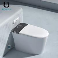 China Luxury Smart Intelligent Toilet Ceramic Digital Screen Auto Lid Foam Shield for sale
