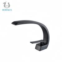 China Premium Brass Wash Basin Faucet Hot Cold Mixer Deck Mounted 0-90 Degree for sale