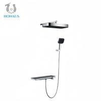 China Luxury Concealed Valve Showers Four Outlets Multi Modes Spray Pressurized Chromed for sale