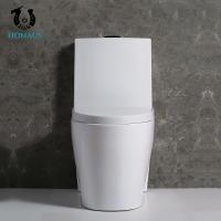 China HAS One Piece Ceramic Toilet Bowl Dual Flush Floor Mounted 680x350x660mm Siphonic for sale