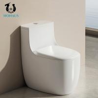 China One Piece Toilet Bowl Siphonic Vortex Flush Round High Temp Burned Ceramic Silent Lid for sale