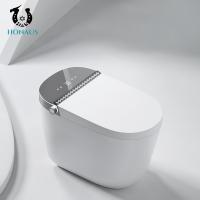 China Modern Smart Intelligent Toilet Best Ceramic Digital Screen Foam Shield Remote Control for sale