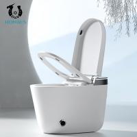 China Modern Smart Intelligent Toilet Best Ceramic Digital Screen Foam Shield Remote Control for sale