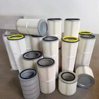 China Customized Size Powder Dust Collector Air Filter Cartridge Industrial Filter Cartridge for sale