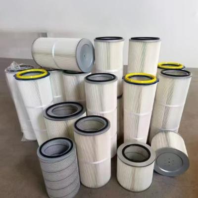 China Customized Size Powder Dust Collector Air Filter Cartridge Industrial Filter Cartridge for sale
