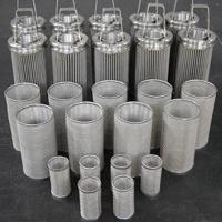 China Washable And Durable 20 Inch 5um Sintered Metal Filter Stainless Steel Pleated Cartridge Industrial for sale