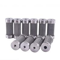 China Industrial Vacuum Pump Inlet Air Ss Sintered Filter Barrel Bucket Scrap Machine Oil Filter For Blower for sale