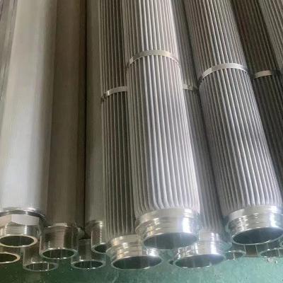 China Dust & Gas Filtration Mesh Sintered Steel Filter Element Glassfiber Long Life for sale