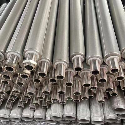 China Small Mesh Metal Stainless Steel Sintered Filter Aluminum Sintered Mesh Filter for sale