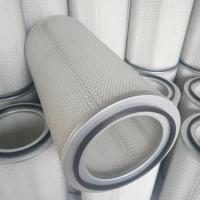 China Polyester Industrial Dust Collector Filters Cartridge Canister Dust Filter 99% Filter Rating for sale