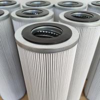 China Polyester Industrial Dust Collector Filters Cartridge Canister Dust Filter 99% Filter Rating for sale
