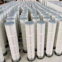 China Quick Release Dust Filter Cartridge Six Ears For Industrial Dust Removal Sand Blasting for sale
