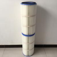China Polyester Dust Collector Industrial Dust Filter Cartridge Anti Static Blasting for sale