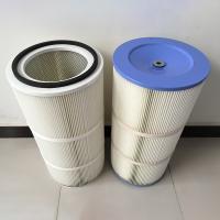 China Polyester Dust Collector Industrial Dust Filter Cartridge Anti Static Blasting for sale