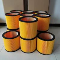 China Industrial Air Filter Element Sintered Metal Stainless Steel Pleated Filter Cartridge for sale