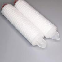 China Polypropylene Glass Fiber Large Flow Pleated Filter Element High Flow  For Seawater Desalination for sale