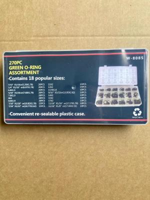 China Nbr90C  O Ring Kit Box waterproof 270 Pieces Air Conditioning Box for sale