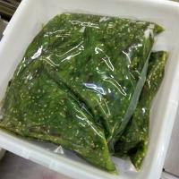 China Customized Packaging Japanese Sushi Food Green Natural 100% Natural Sea Moss Frozen Seasoned Seaweed Salad for sale