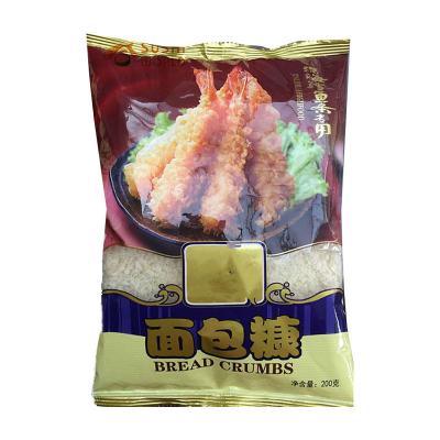 China High Quality Halal 10Kg Bulk Japanese Style Seasoned Yellow Panko Breadcrumbs Crispy Bread Crumbs Powder for sale