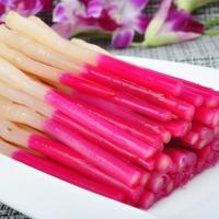 China New Crop Bag Packing Pickled Vegetable Pink Spicy Sour Sweet Sushi Ginger Slice Product Immediately for sale