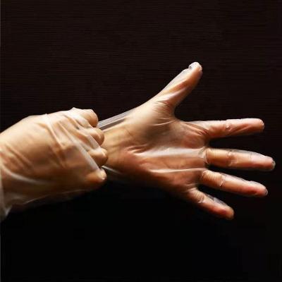 China Hot Selling Food Grade Powder Free Disposable TPE PE Gloves Low Cost Disposable PE Gloves for sale