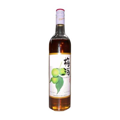 China Customized Packaging 12 Degree 330Ml Green Plum Wine Low Alcohol Dessert Wine Tipsy Night Fruit Wine for sale