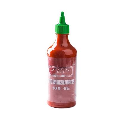 China Chinese Factory Customizable Food Dipping Mixing Hot Spicy Paste Red Chili Sauce 510G Garlic Sriracha Chilli Sauce for sale