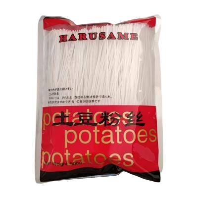 China Chinese Hotpot Food Dried 100% Pure Natural Noodles Gluten Free Pea Mung Bean Dried Crystal Glass Noodles Vermicelli for sale