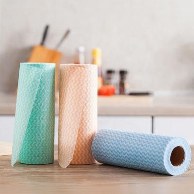 China Hot Wholesale Towels OEM Disposable Cleaning Cloth Household Kitchen Multi-Purpose Cloth Wipes Reusable Cleaning Wipe for sale